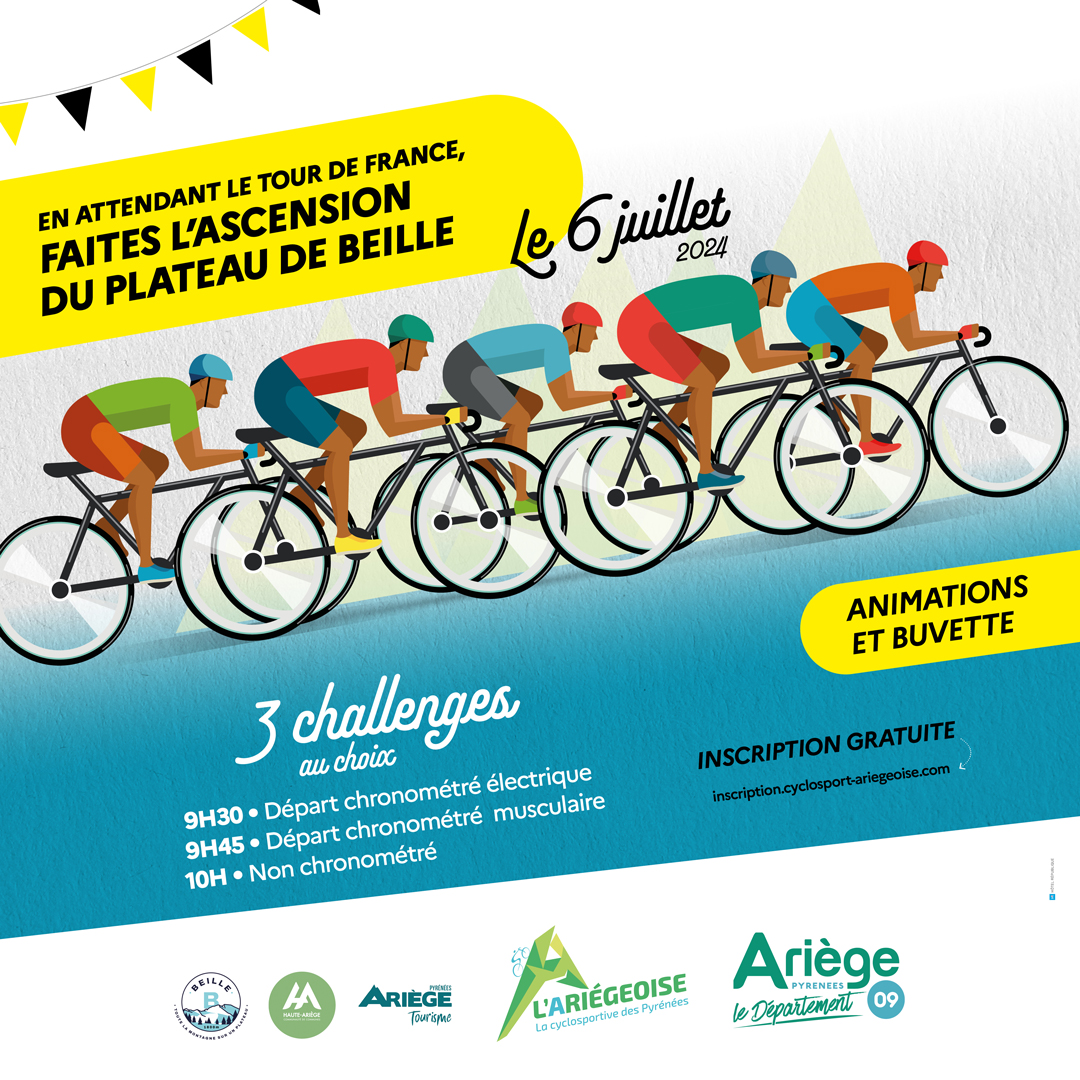 La montée chronométrée du Plateau de Beille - L'Ariégeoise Cyclosportive